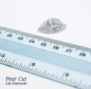 Pear Cut Diamond Size Chart: Carat, Weight, MM Guide
